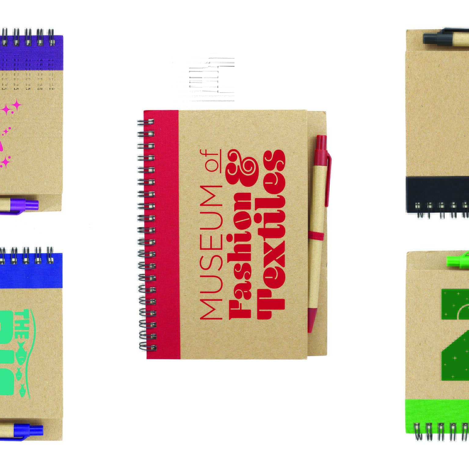 Recycled Spiral Notebook and Pen - The Souvenir Collection