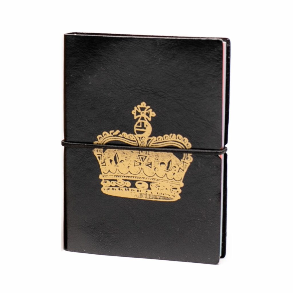 Black Crown Mini Notebook - The Souvenir Collection